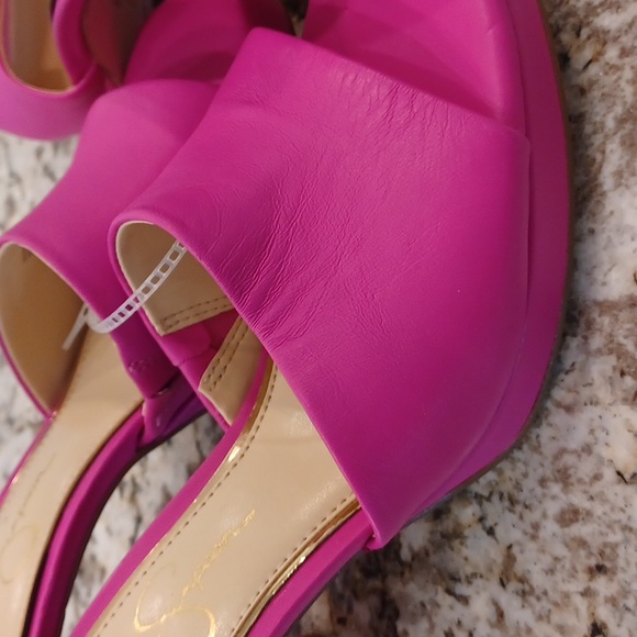 Jessica Simpson | Shoes | Jessica Simpson Elyzza Womens Pink Sandals ...